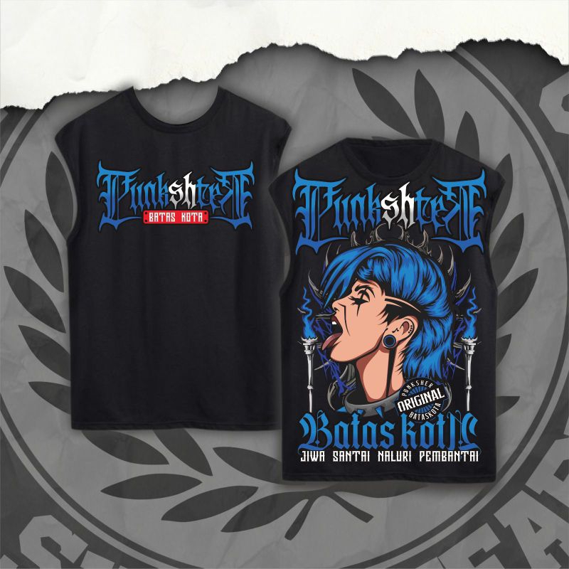 Jual Singlet PSHT Punkshter Batas Kota Motif Gambar Warna Biru Sablonan ... Jual Singlet PSHT Punkshter Batas Kota Motif Gambar Warna Biru Sablonan ...
