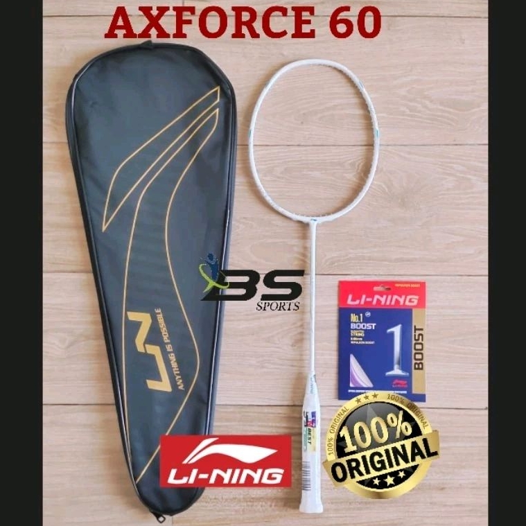 Jual RAKET BADMINTON LINING AXFORCE 60 ORIGINAL | Shopee Indonesia