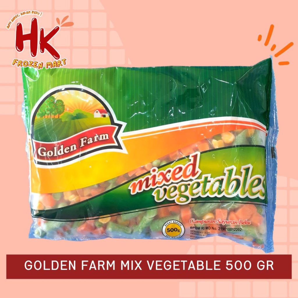 Jual Golden Farm Mix Vegetables 500gr | sayuran campur beku frozen siap ...