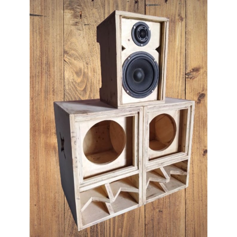 Jual Paket Sound Miniaturan Box Speaker - Hanya box tanpa speaker ...