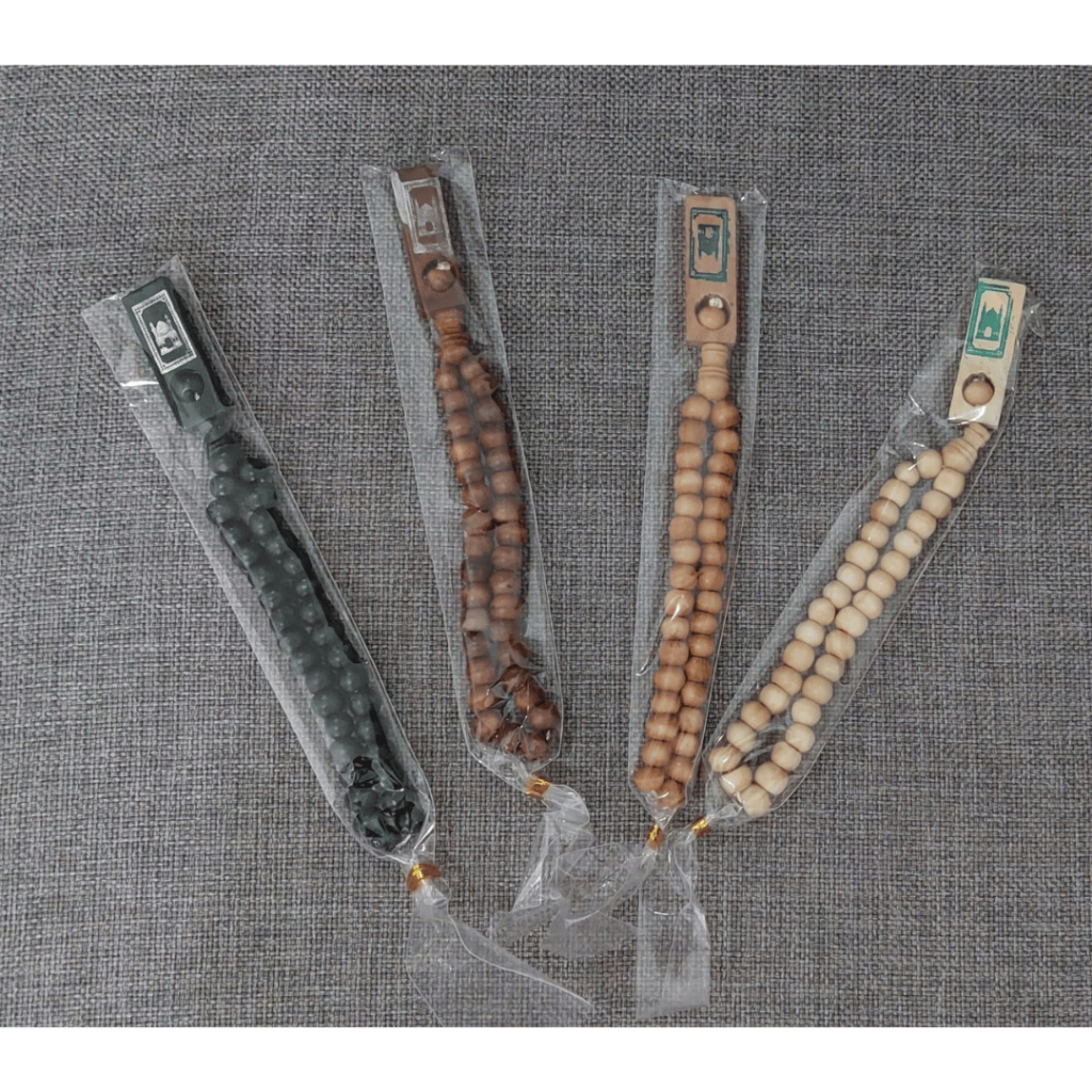 Jual Tasbih Kayu Anak Bayi 33 butiran kayu Koneksi Spiritual Si Kecil ...