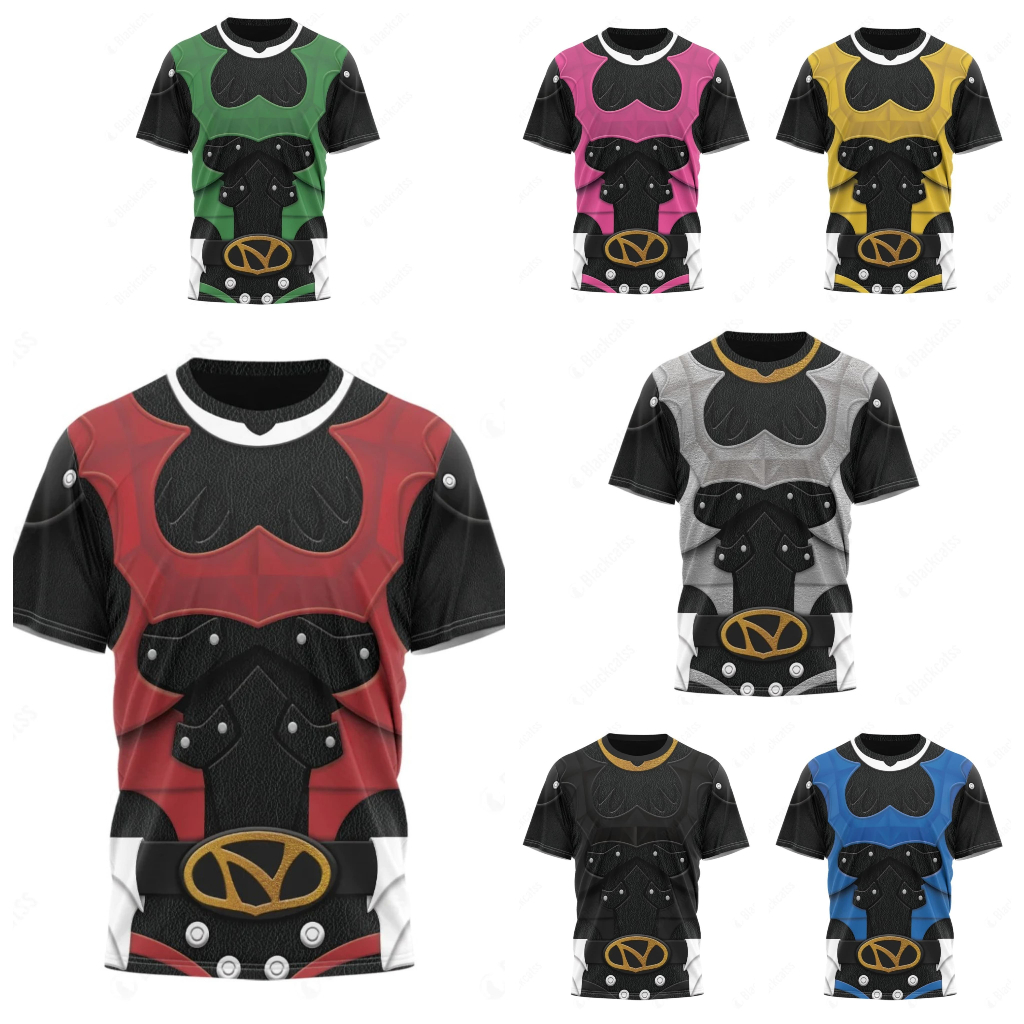 Jual Kaos Power Rangers In Space Psycho Rangers Version Kaos Anak Denji ...