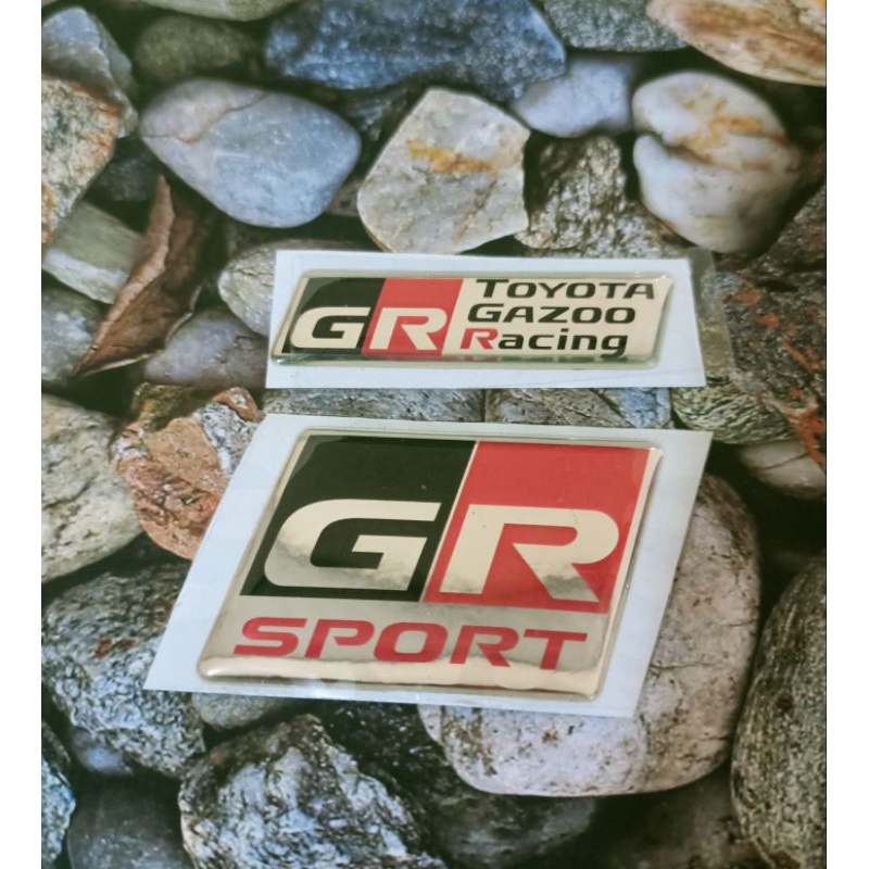 Jual stiker Emblem GR Gazo Racing Sticker timbul | Shopee Indonesia