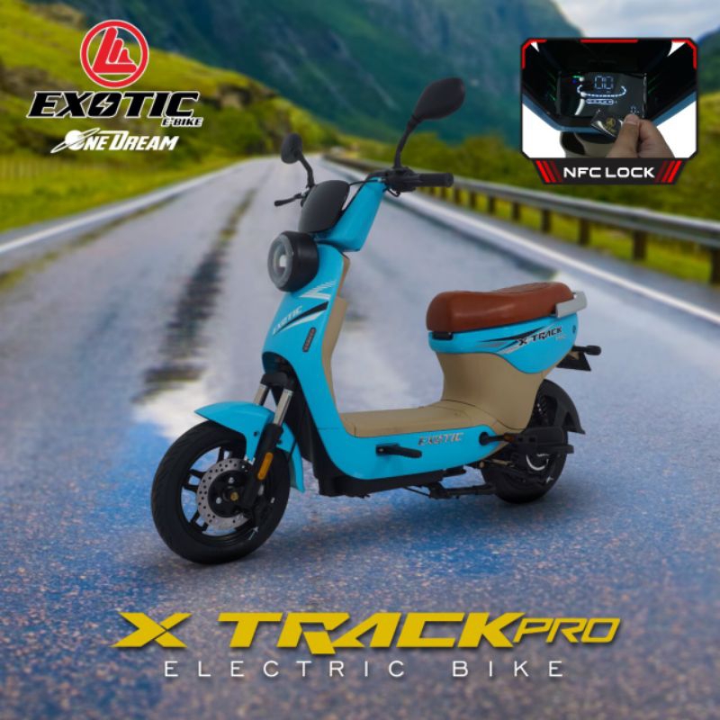 Jual SEPEDA LISTRIK EXOTIC X TRACK PRO NFC REM CAKRAM | Shopee Indonesia