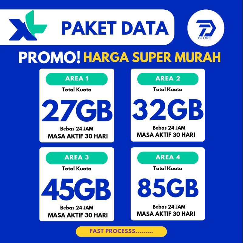 Jual PAKET DATA XL & AXIS FULL 24 NONSTOP | Shopee Indonesia