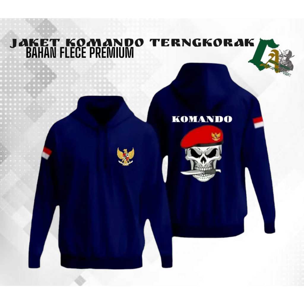 Jual Jaket Hoodie Komando kopassus garuda Costum / Jaket Sweater ...