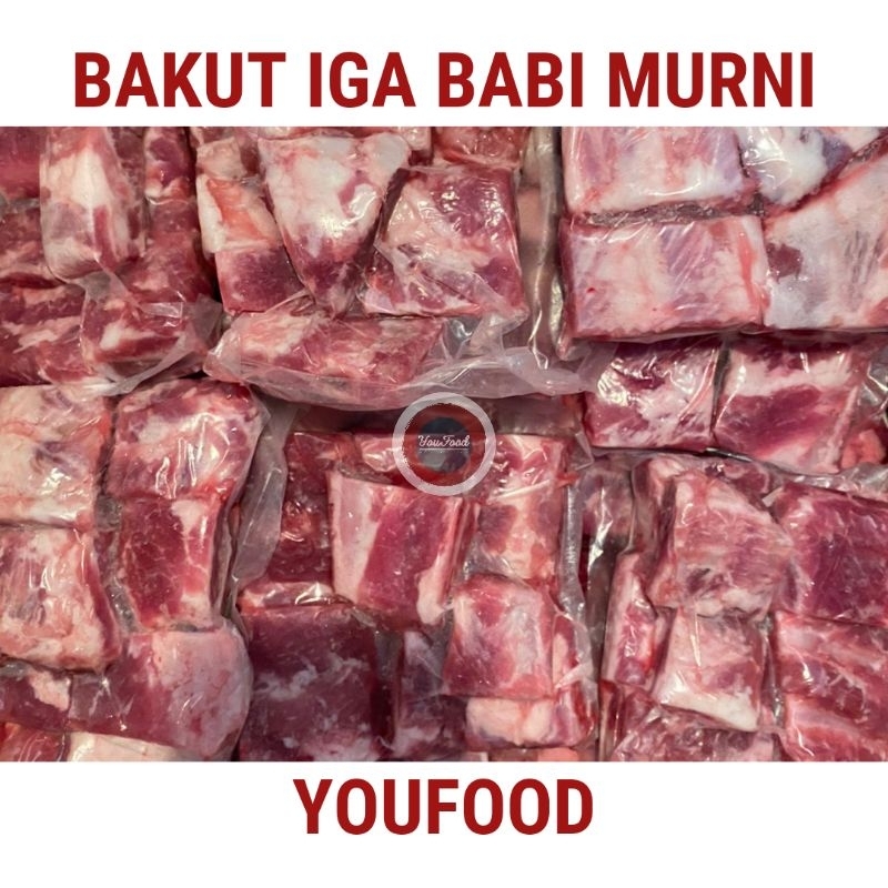 Jual Daging Babi Iga Bakut Murni Potong Kecil / Paikut - Bakut Potong ...