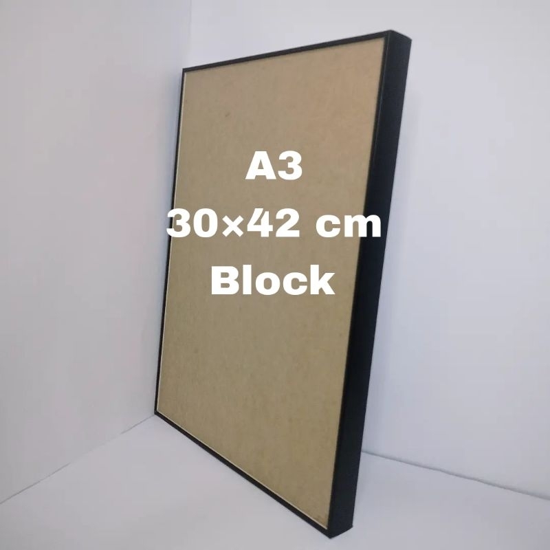 Jual Frame Minimalis untuk ukuran A4 (21×30cm), A3 (30x42cm), A2 (42× ...