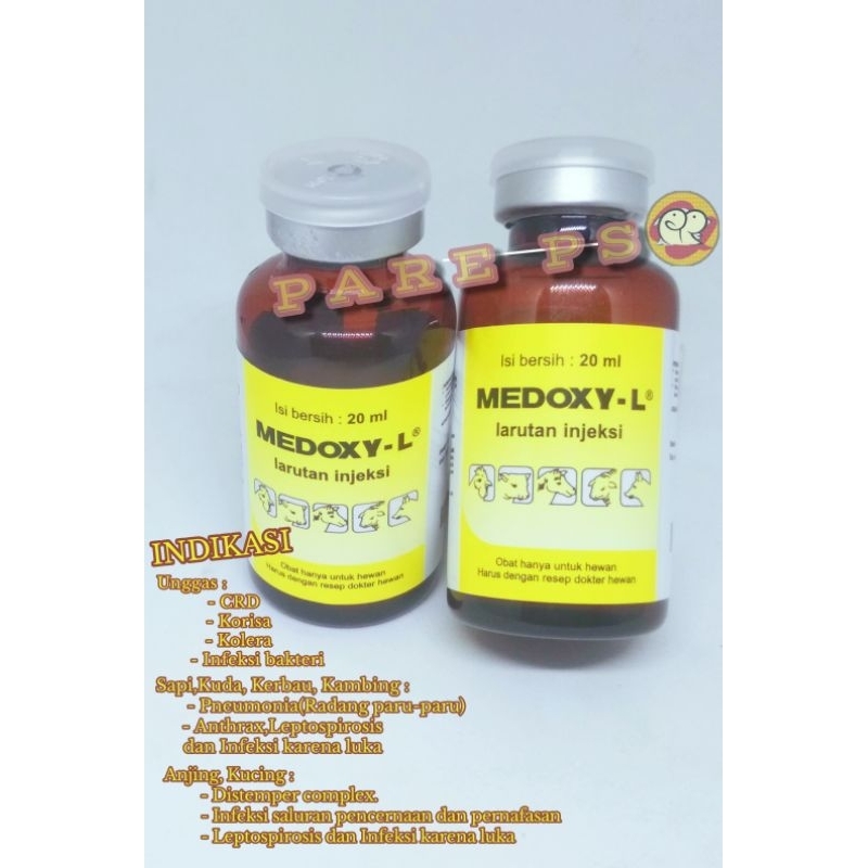 Jual MEDOXY-L 20ml | LARUTAN INJEKSI | SUNTIK | OBAT HEWAN | MEDION ...