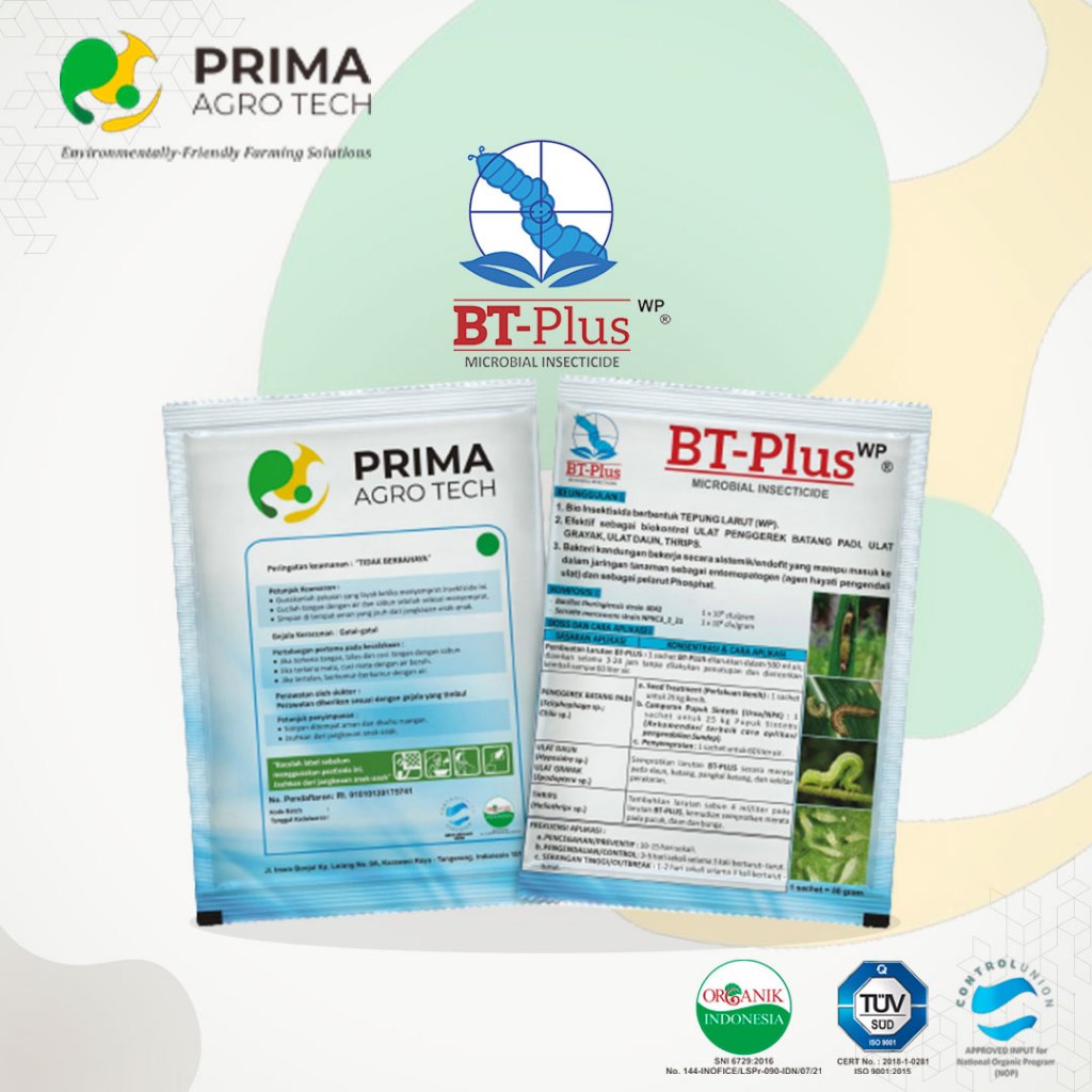 Jual BT Plus 50gr - Bio Insecticide By Prima Agro Tech | Shopee Indonesia