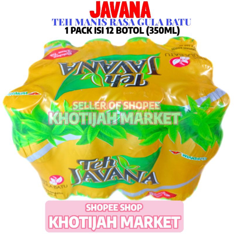 Jual Teh Javana Gula Batu 1 Pack Isi 12 Botol 350ML | Shopee Indonesia
