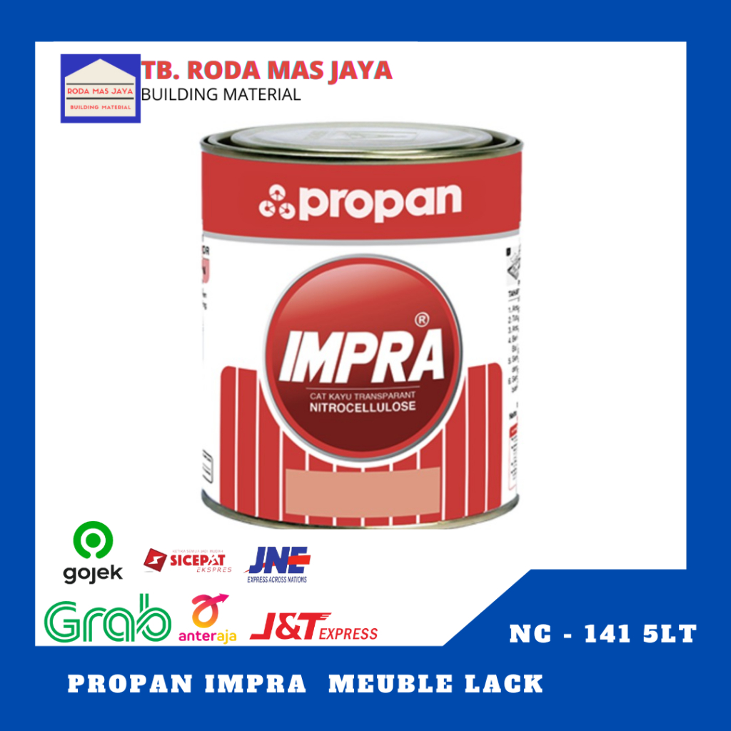 Jual Propan/Cat Kayu/Cat Pelapis/Impra Meuble Lack NC-141 Galon ...