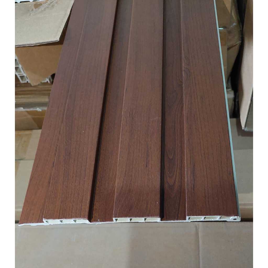 Jual TERMURAH! HOT WALL WPC WOOD PANEL WALLPANEL WPC PVC KAYU DINDING | Shopee Indonesia