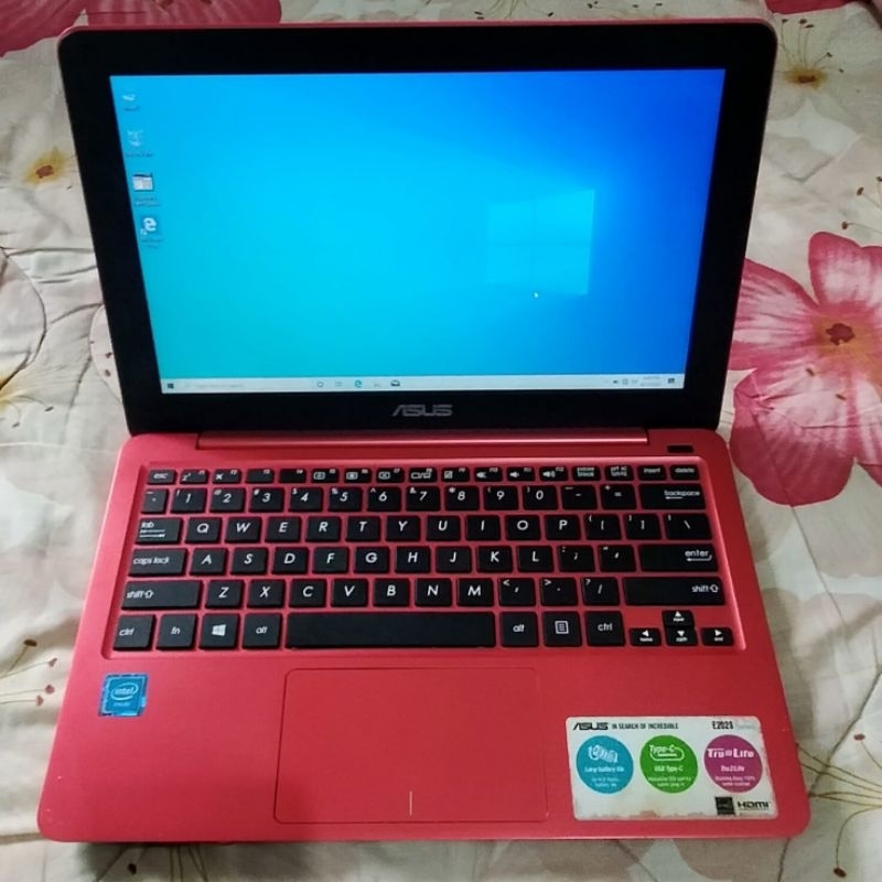 Jual Notebook Asus E202S, Celeron-N3060, Ram 2Gb, HDD 500Gb, Bonus Tas ...