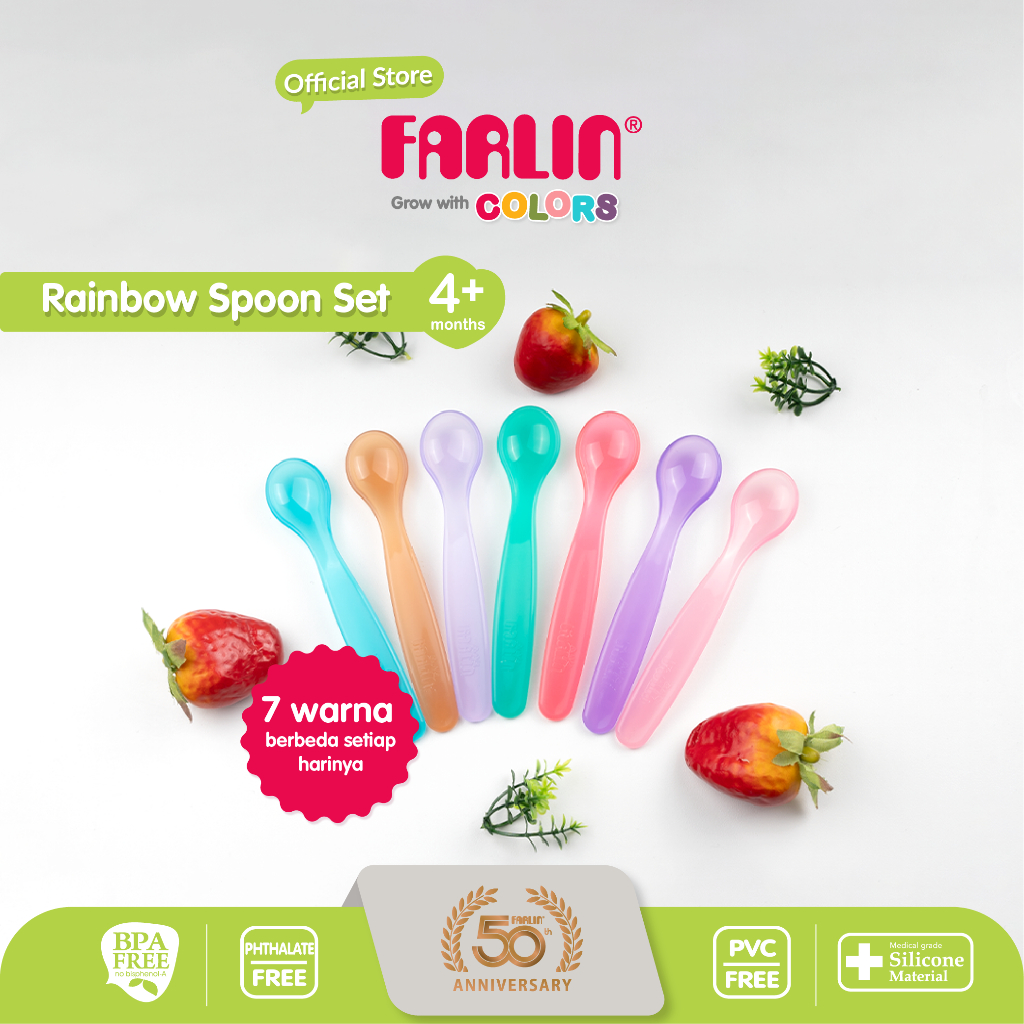 Jual Rainbow Spoon Set | Shopee Indonesia