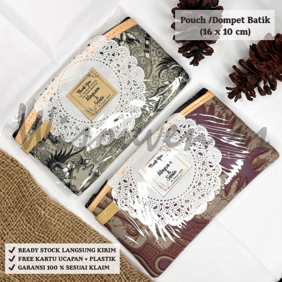 Jual Souvenir pernikahan Dompet batik khas jogja souvenir pouch batik 16 x 10 cm Part 14 ...