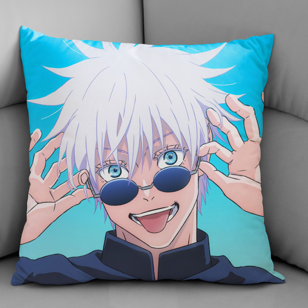 Jual [6 design] bantal anime gojou jujutsu kaisen / pillow 1 sisi ...