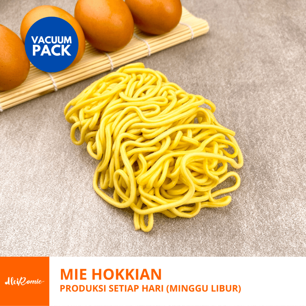 Jual Vacuum Pack Mie Hokian Lomie Hokkian 1 Kg | Shopee Indonesia