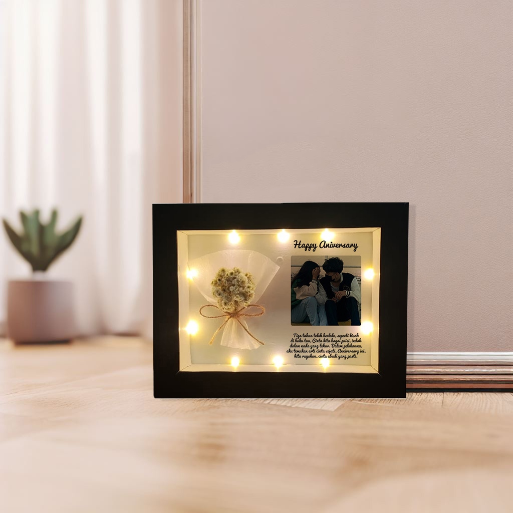 Jual Bingkai Foto Aesthetic Kado Unik Hadiah Ulang Tahun anniversary ...