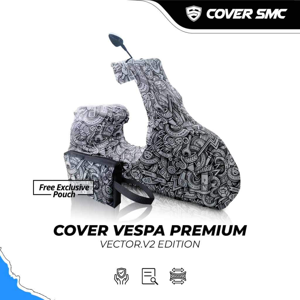 Jual Cover Motor Vespa Premium Edisi Vector | Shopee Indonesia