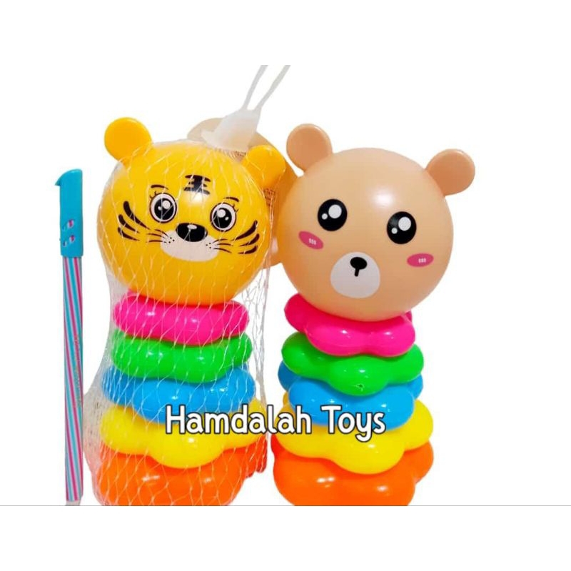Jual Mainan Mini Donat 5 Susun Banyak Karakter Edukasi murah | Shopee ...