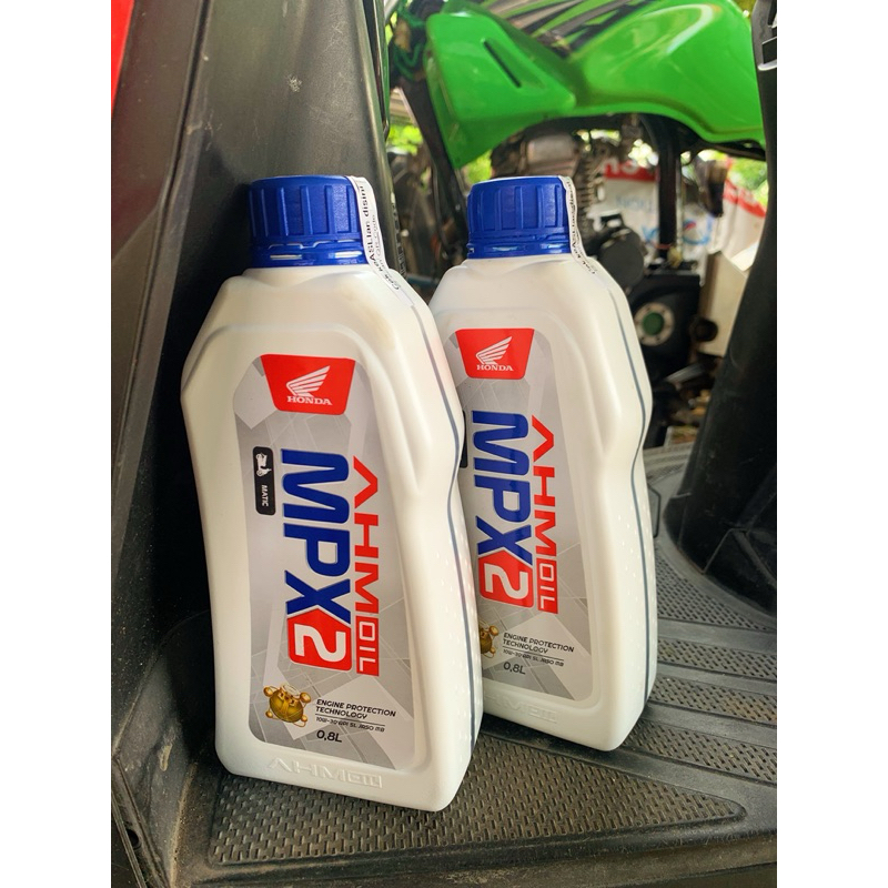 Jual AHM OIL MPX2 0,8L untuk Matic kemasan terbaru original | Shopee ...