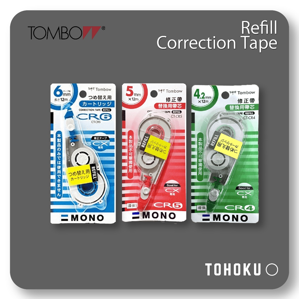 Jual Refill Tip Ex Tombow Mono CX Correction Tape | Shopee Indonesia