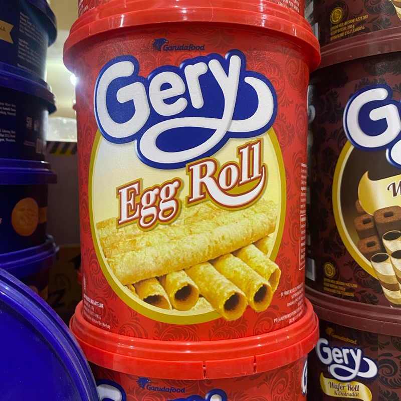 Jual GERY TIMBA EGGROLL | WAFER ROLL | BUTTER COOKIES | Shopee Indonesia