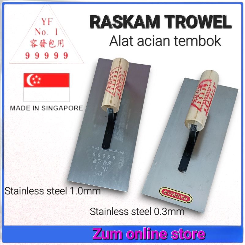 Jual Raskam alat plaster skim acian plamir 99999 kereta api original /1 ...