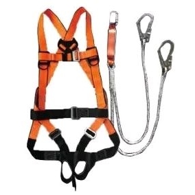 Jual Body Harness Double Webbing + Absorber - Orange Black | Shopee ...