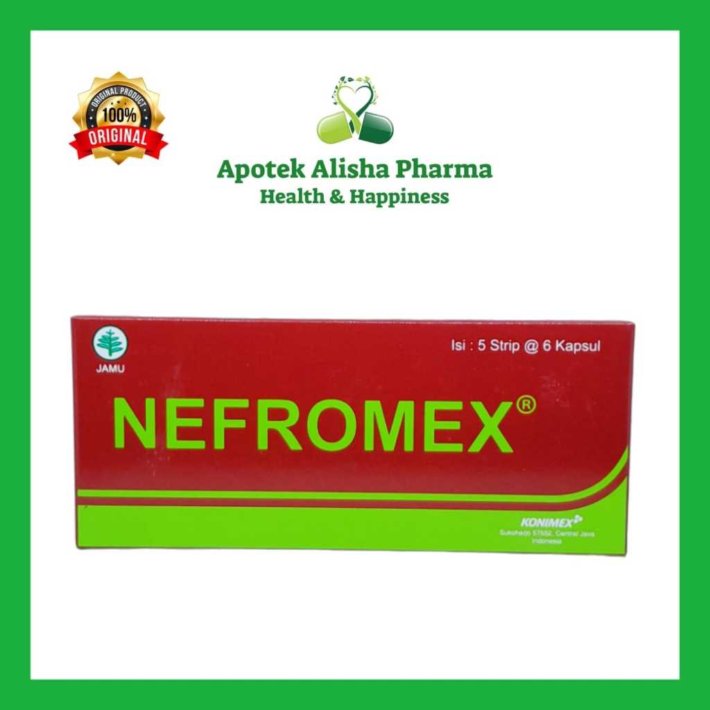 Jual Nefromex Kapsul Konimex - Nefromek Herbal Batu Ginjal / Saluran ...