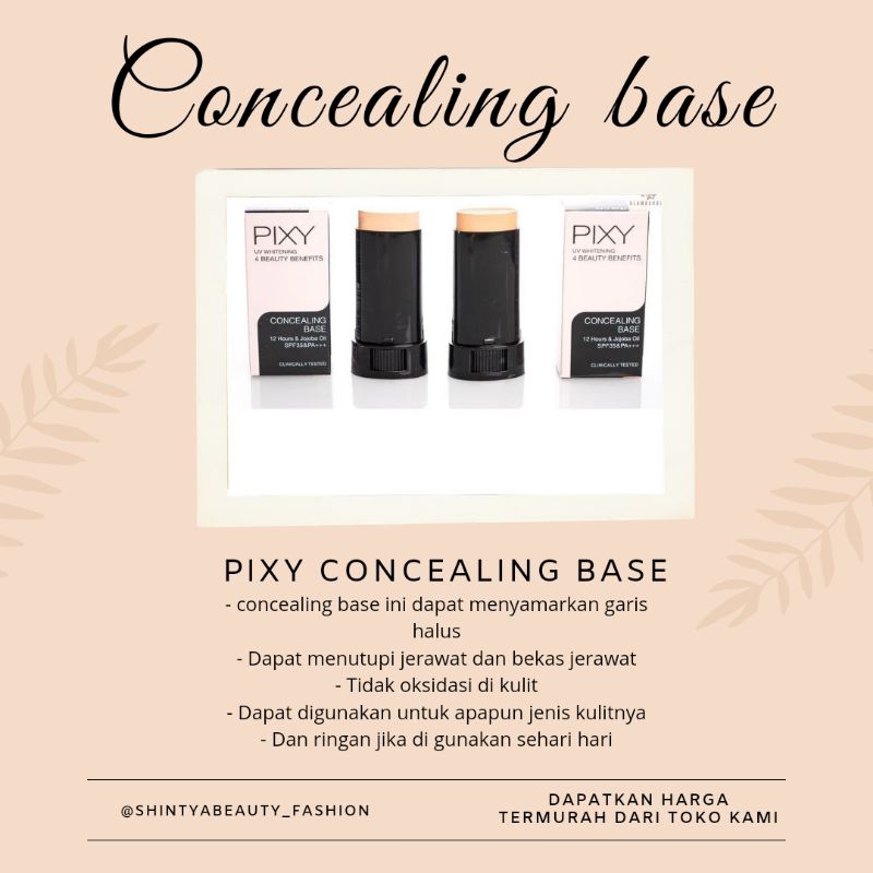 Jual PIXY CONCEALING BASE | Shopee Indonesia