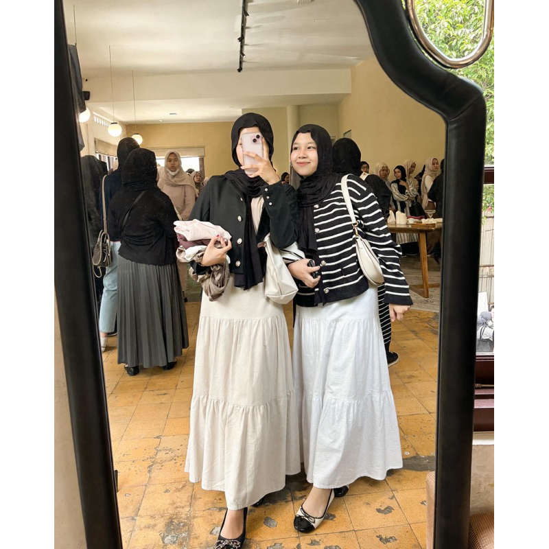 Jual Ghamara • LAVE SKIRT | rok raffle | korean skirt | rok undak ...