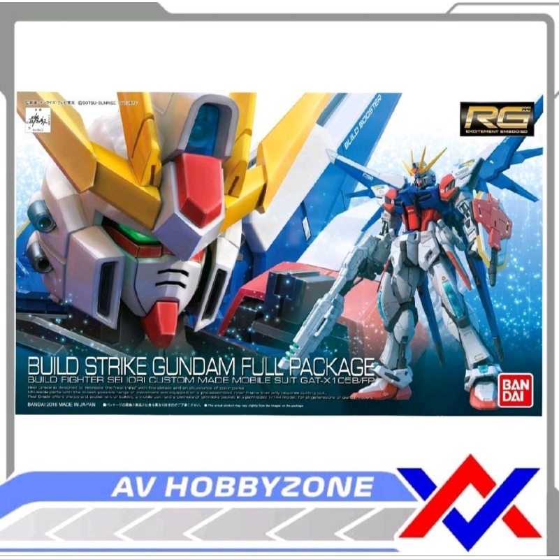Jual RG Build Strike Gundam Full Package (1/144) Bandai | Shopee Indonesia