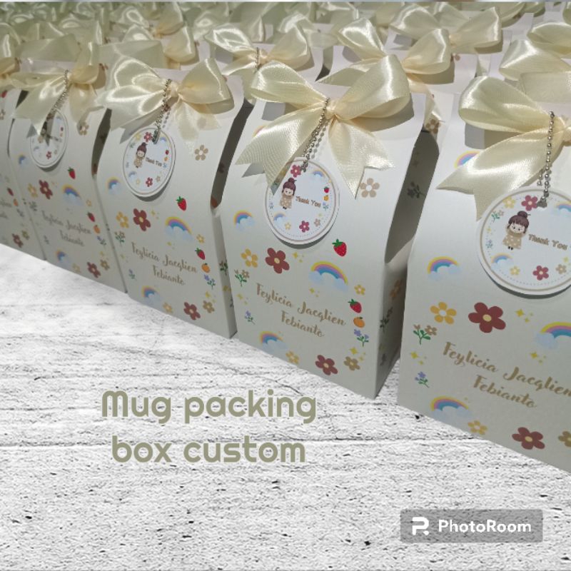 Jual Gelas Mug Custom Bisa Pakai Foto di Packing Box Custom | Shopee ...