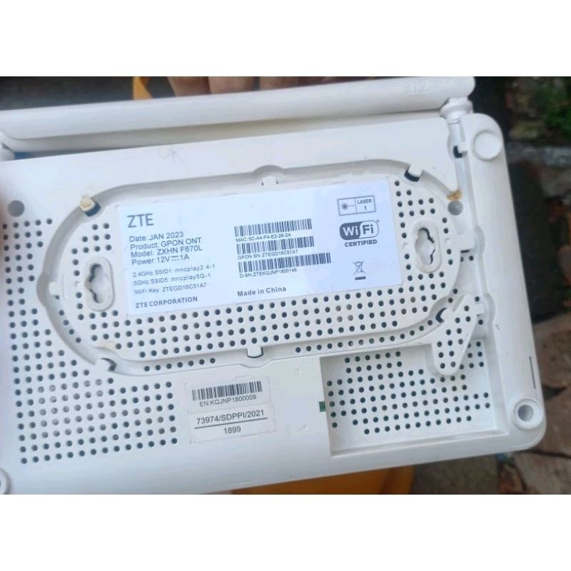 Jual roterZte GPON ONT ZXHN F67OL | Shopee Indonesia