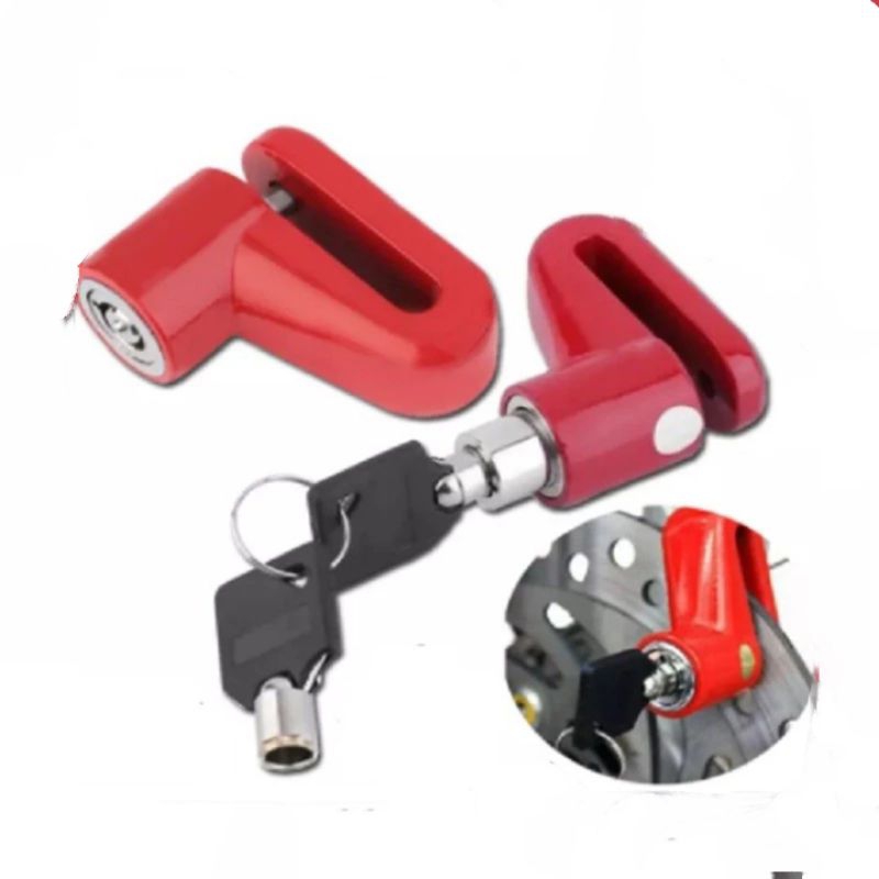 Jual Gembok Cakram Motor Universal Anti Maling Gembok Kunci Cakram ...