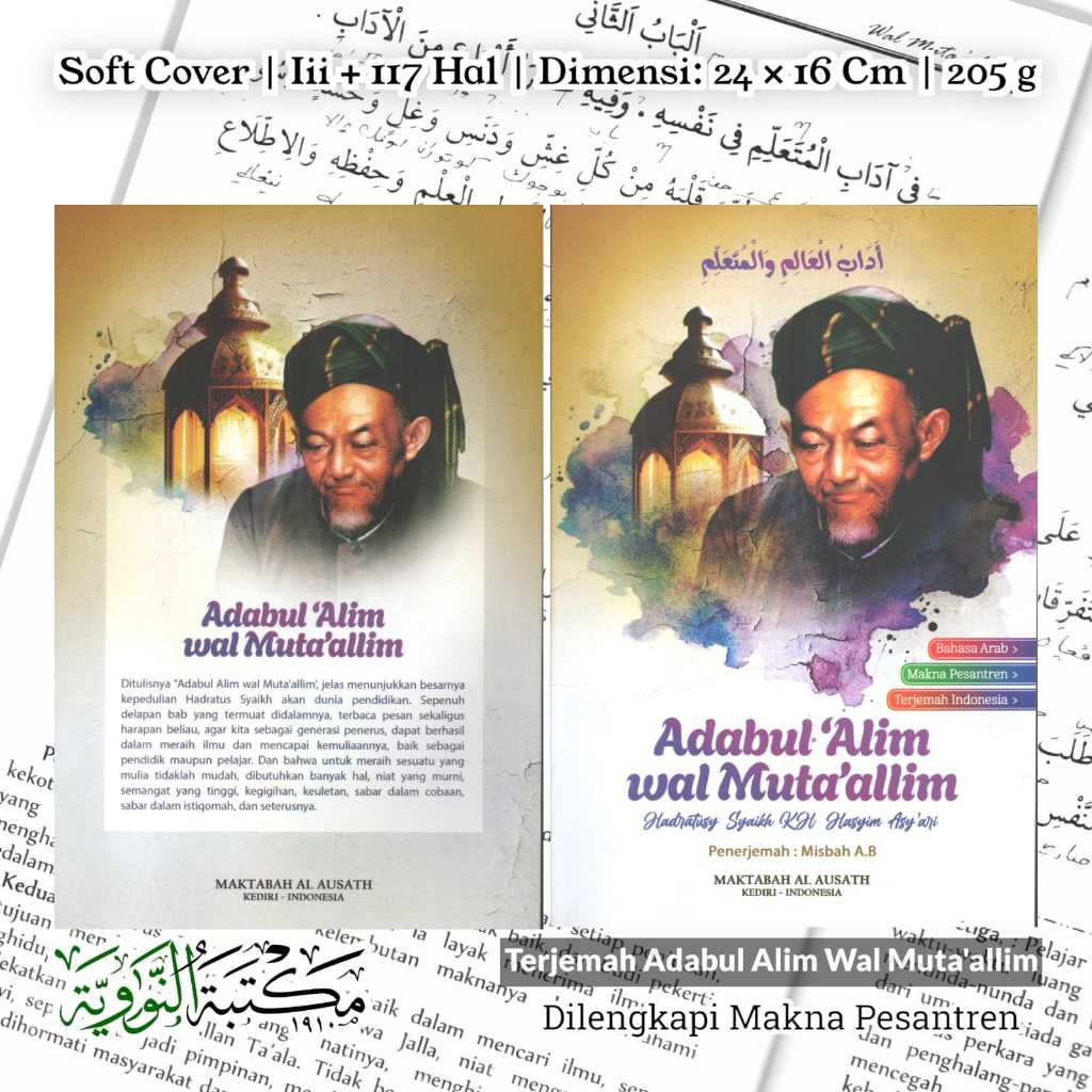 Jual TERJEMAH ADABUL ALIM WAL MUTA ALLIM DILENGKAPI MAKNA PESANTREN ...