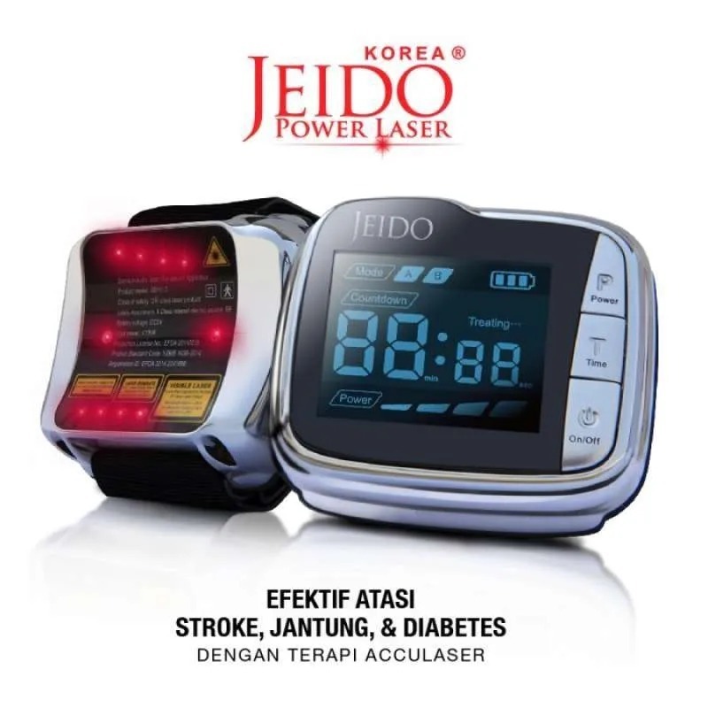 Jual ORIGINAL dan BERGARANSI Jeido Power Laser Jam Tangan Terapi ...