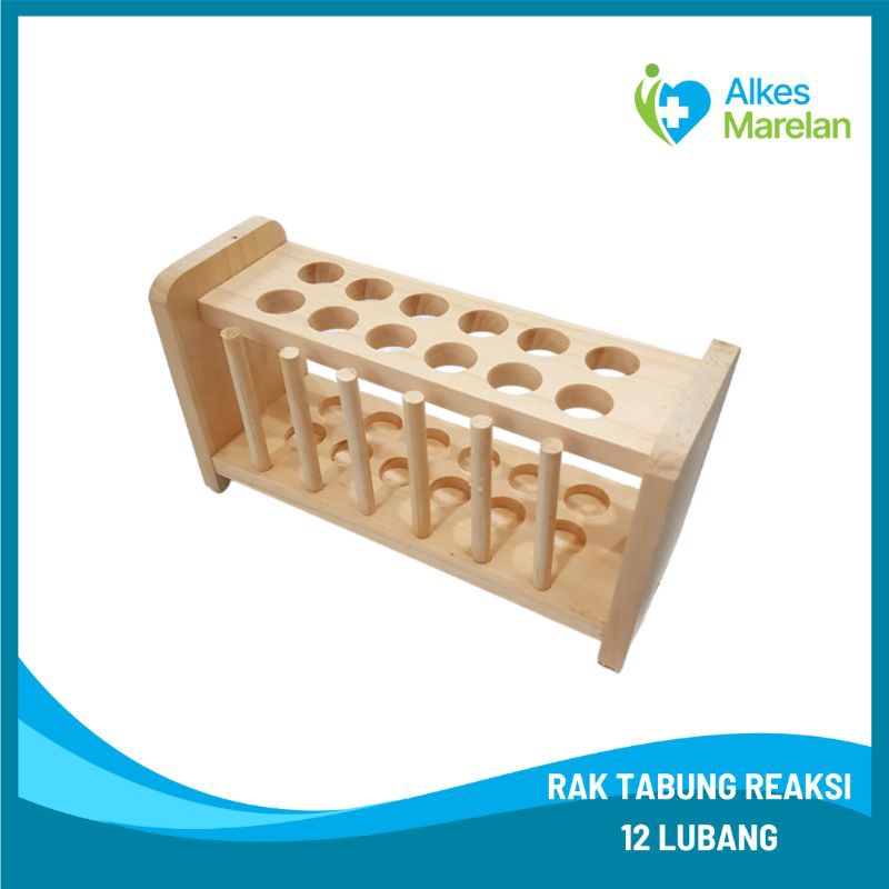 Jual Rak Tabung Reaksi Kayu 12 Lubang | Shopee Indonesia