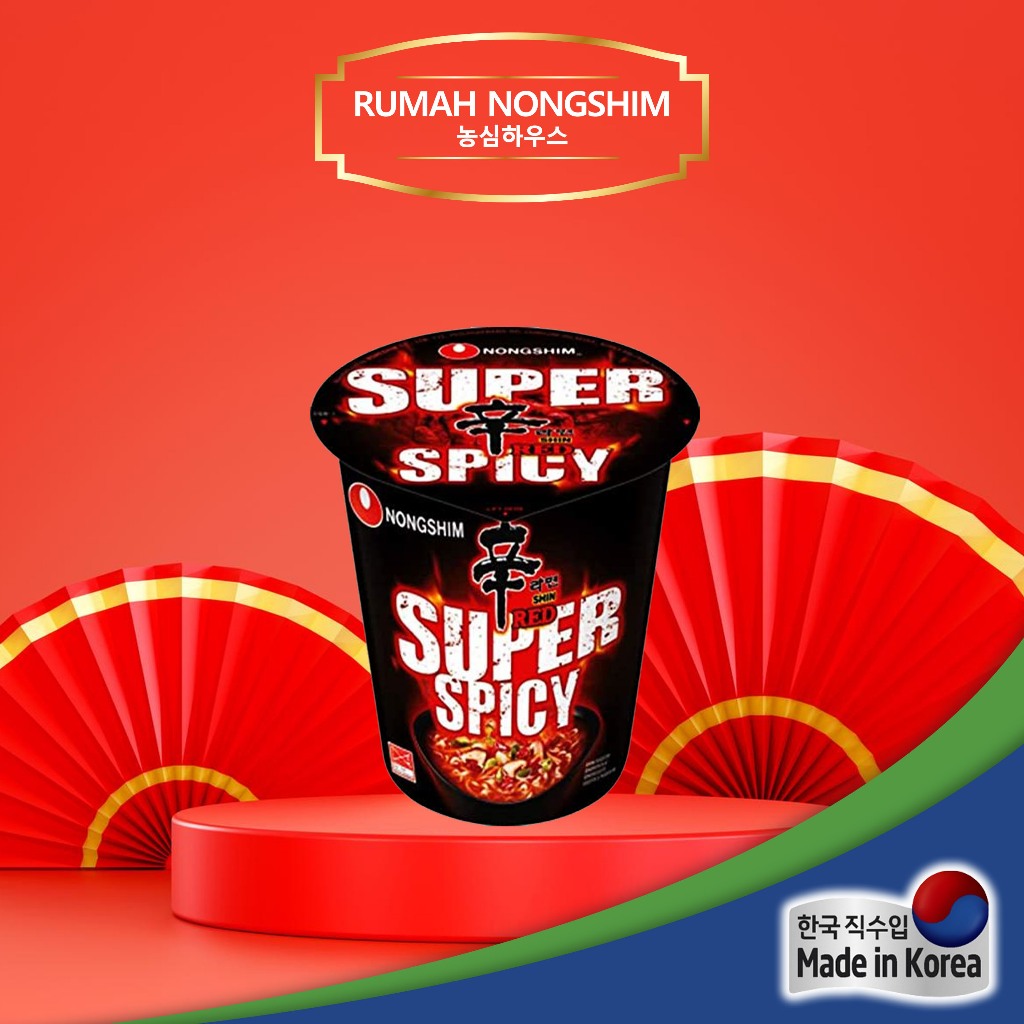 Jual Nongshim Farmer's Heart - Shin Red SUPER SPICY CUP Noodle Soup ...