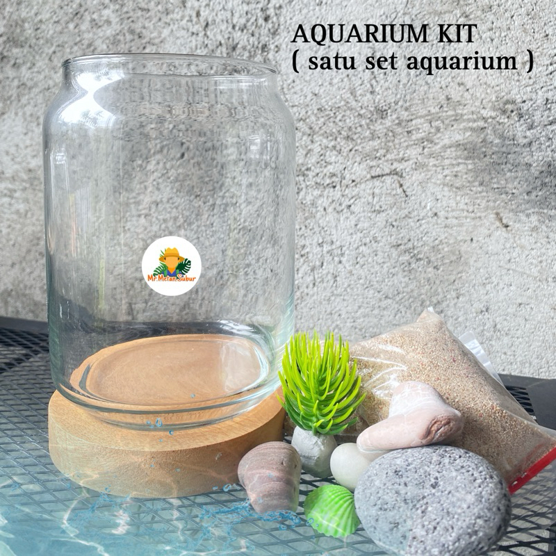 Jual Promo Aquarium Kit ( satu set ) lengkap praktis dan bahan ...