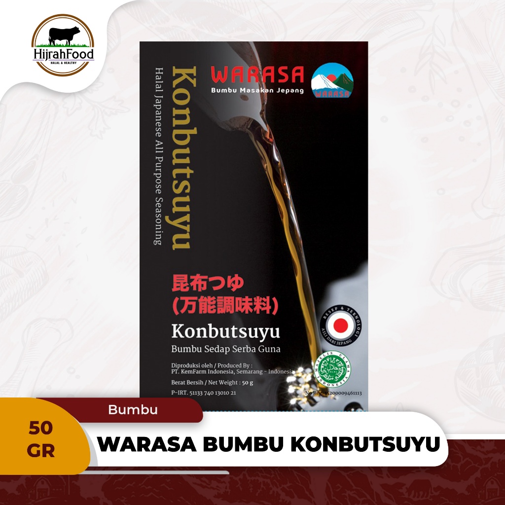 Jual Warasa Konbutsuyu Bumbu Sedap Serbaguna Khas Jepang 50 gram ...