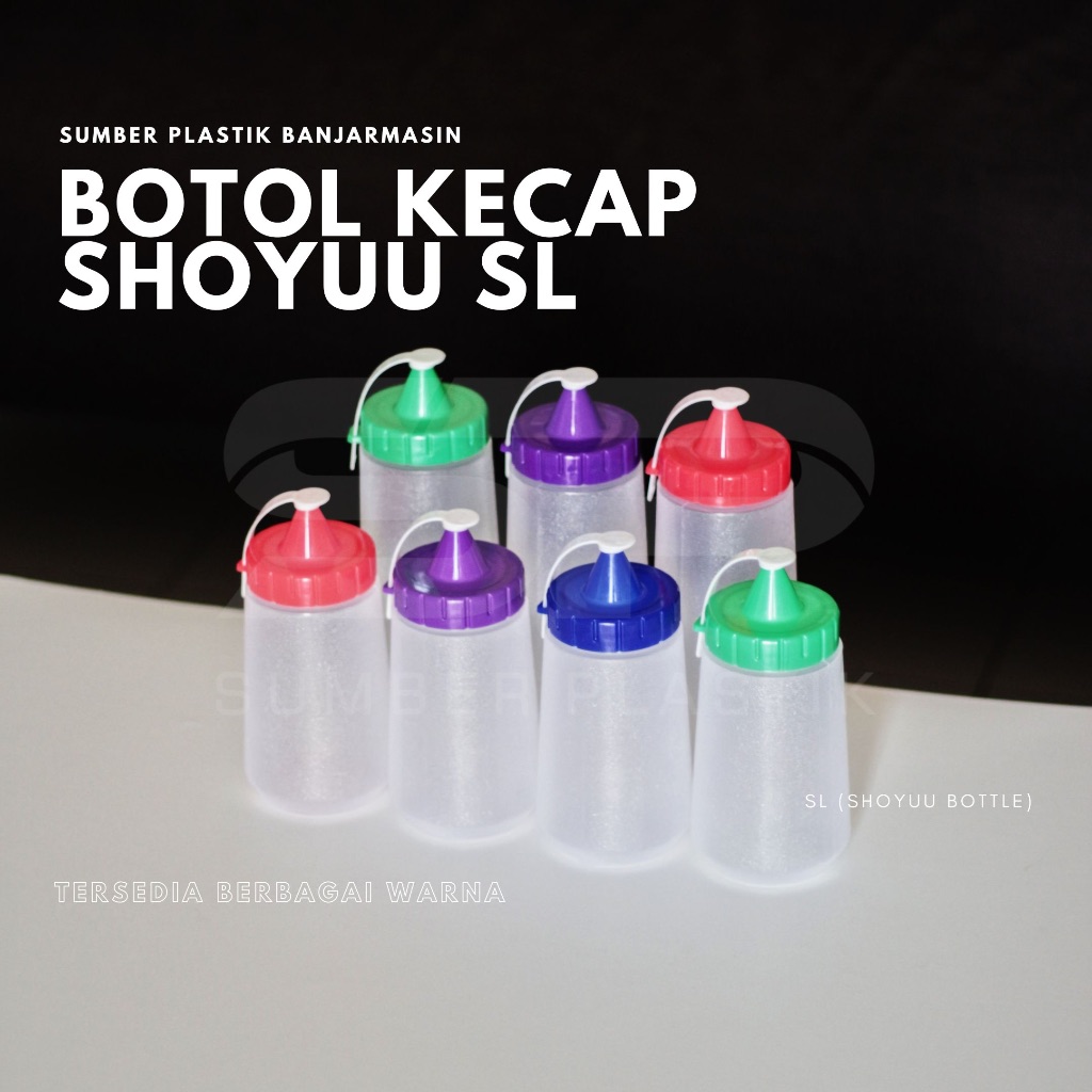 Jual Shoyuu Bottle Botol Saus Kecap 400 500 ml SL Plastic (Satuan ...