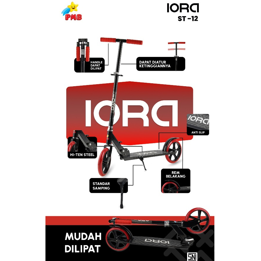 Jual Scooter Urban IORA BONE Skuter Anak Dewasa Otoped Sekuter | Shopee ...