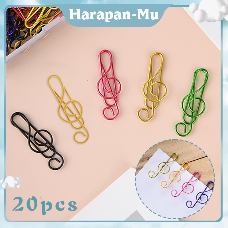 Jual Paper Clip 20pcs Penjepit Kertas Bookmark Klip Kertas Bentuk Unik ...