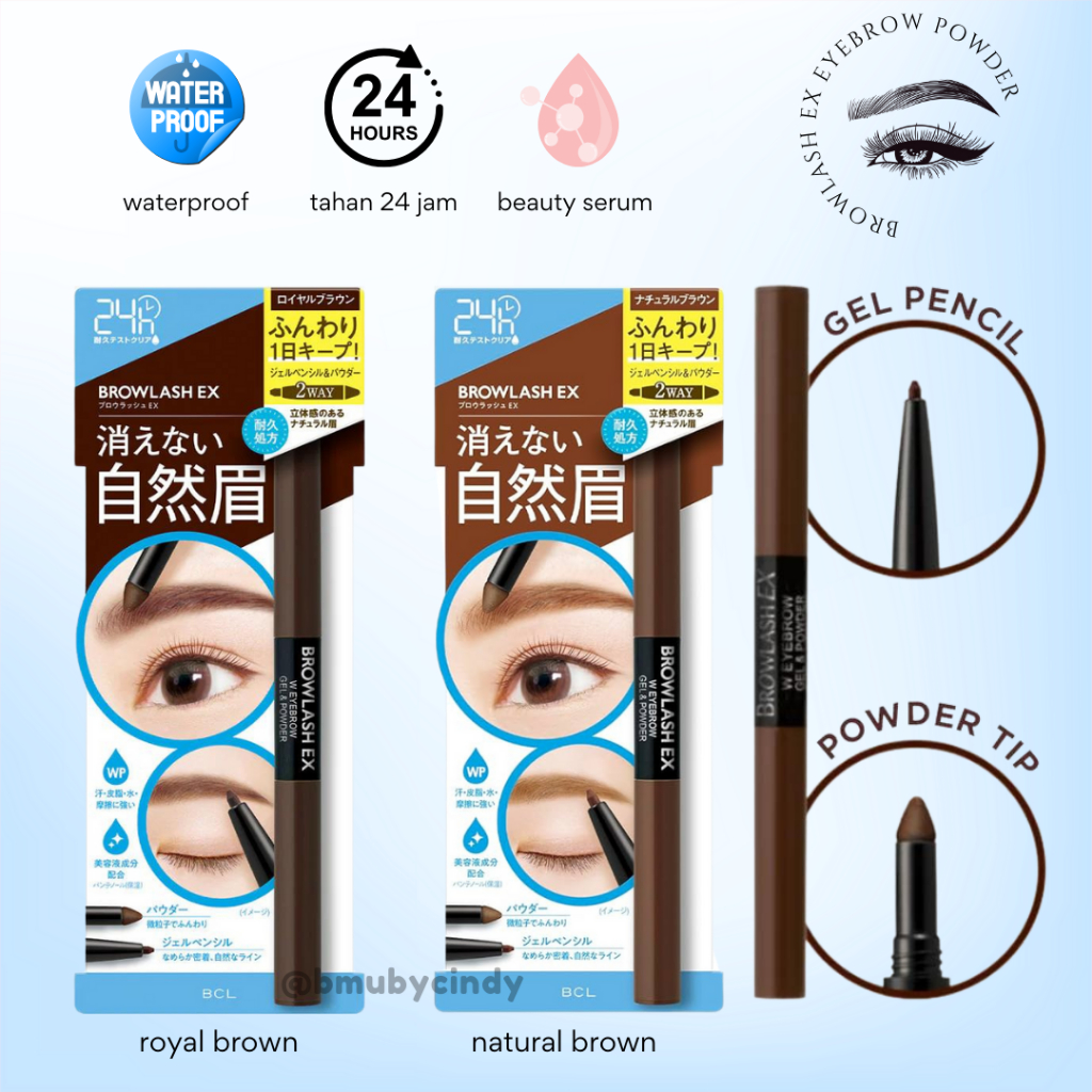 Jual BCL Browlash Ex Duo Eyebrow Pencil Powder Jepang | Shopee Indonesia