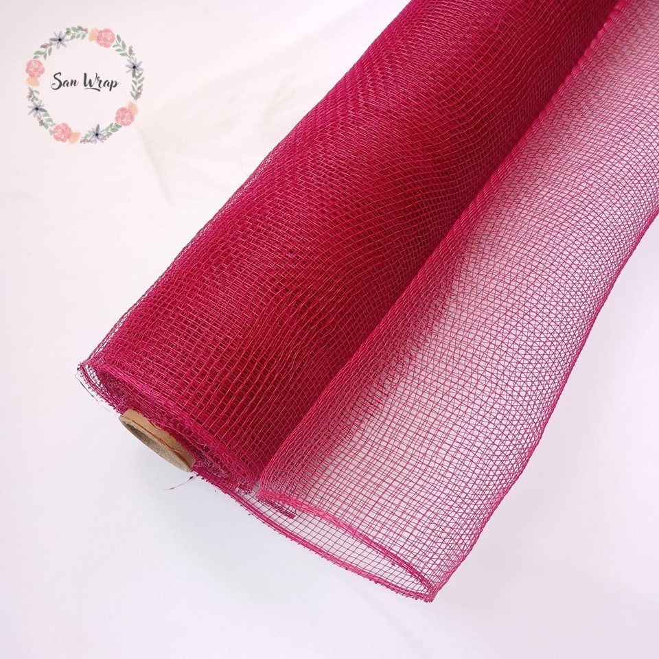 Jual Polynet Mesh Roll Tile Jaring / Flower Wrapping Paper Polynet ...