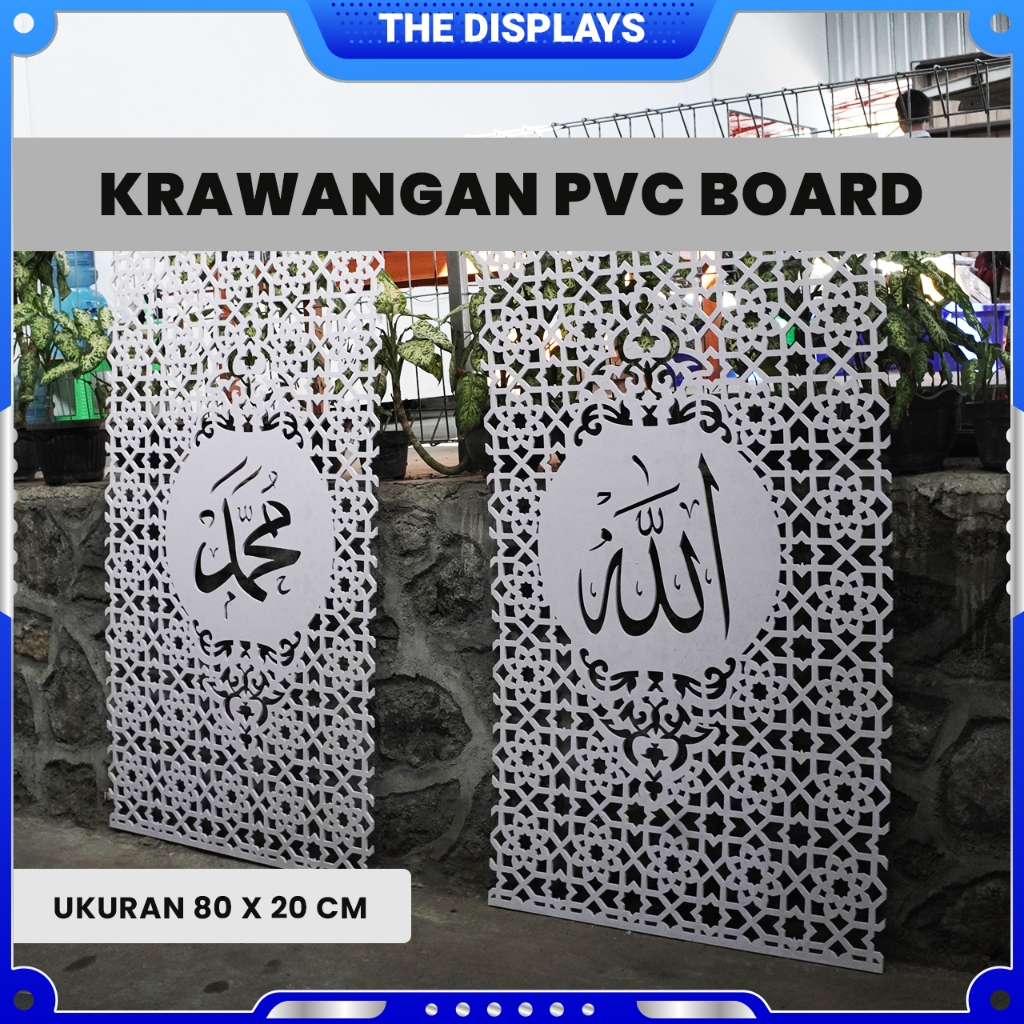 Jual KRAWANGAN PVC BOARD / ORNAMEN PVC BOARD 80CM X 20CM | Shopee Indonesia