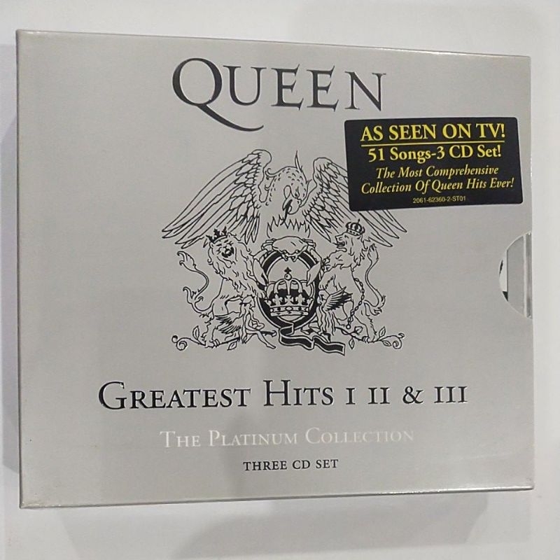 Jual CD QUEEN - GREATEST HITS I II & III (IMPORT 3 DISC) | Shopee Indonesia